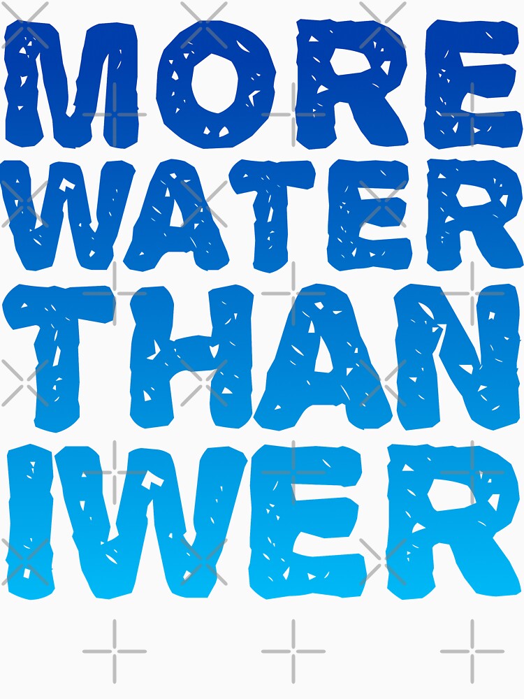 "Iwer Water Soca Song More Water Than Iwer Trinidad Soca 2020 T-shirt ...