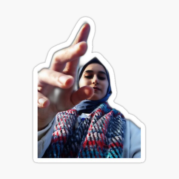 "Girl sign" Sticker by Modyrashwan | Redbubble