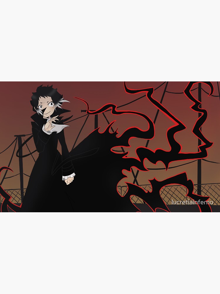 "Akutagawa- Bungou Stray Dogs" Sticker for Sale by lucretiainferno ...