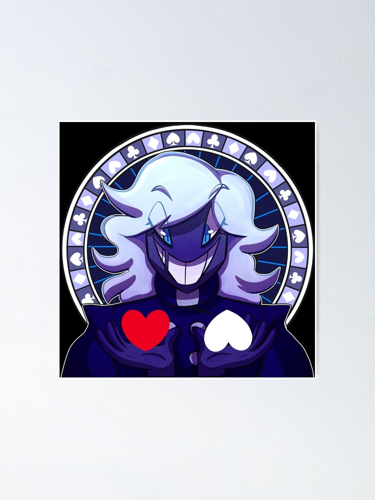 "DELTARUNE -Roulx Kaard " Poster by skeleton-draws- | Redbubble