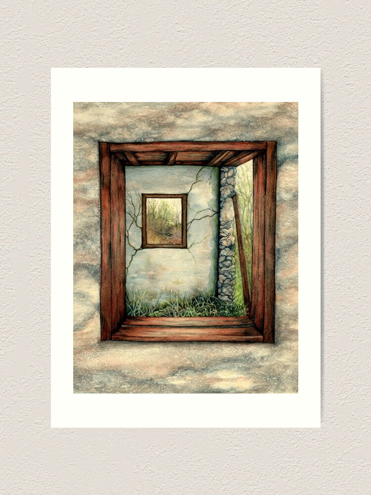 "Old Barn Window - Peer through time " Art Print for Sale by ...