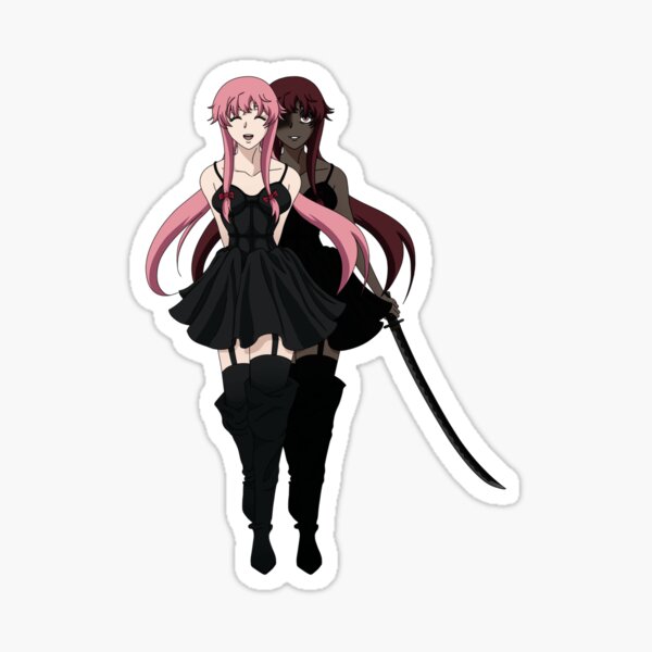 "Yuno Gasai" Sticker by yourweebyboi | Redbubble