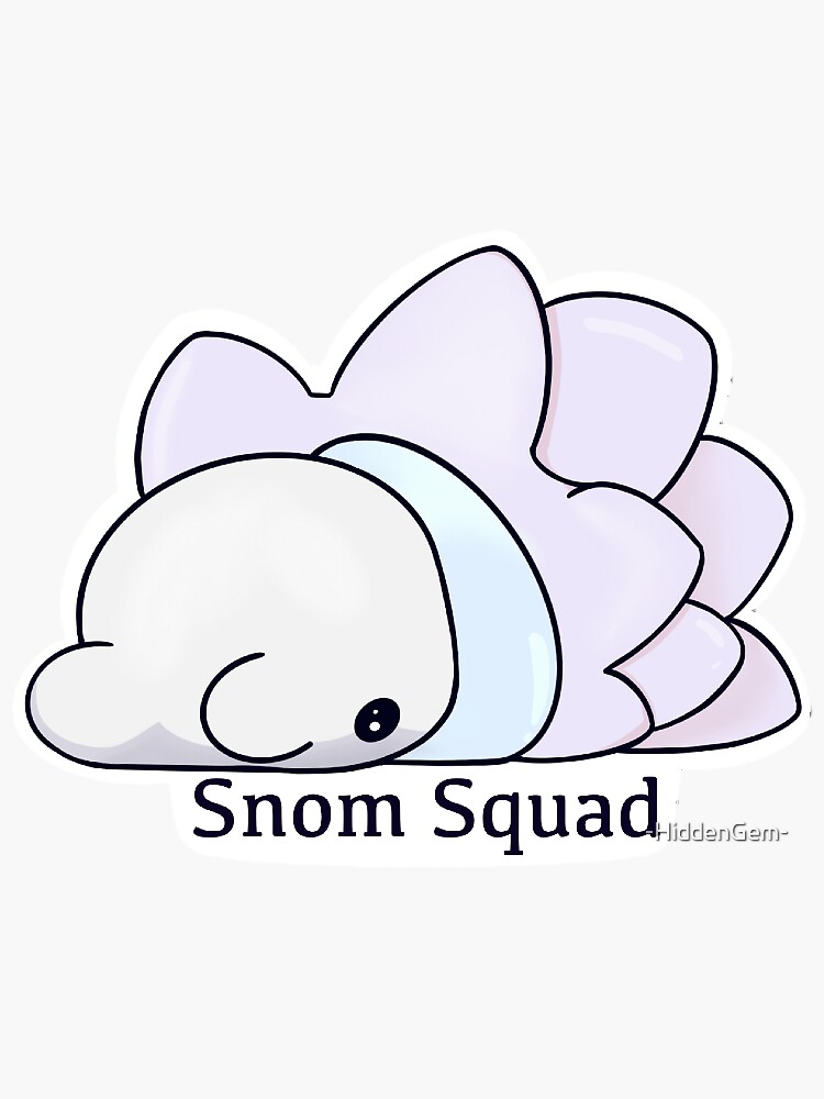 "Snom Squad Sticker" Sticker for Sale by -HiddenGem- | Redbubble