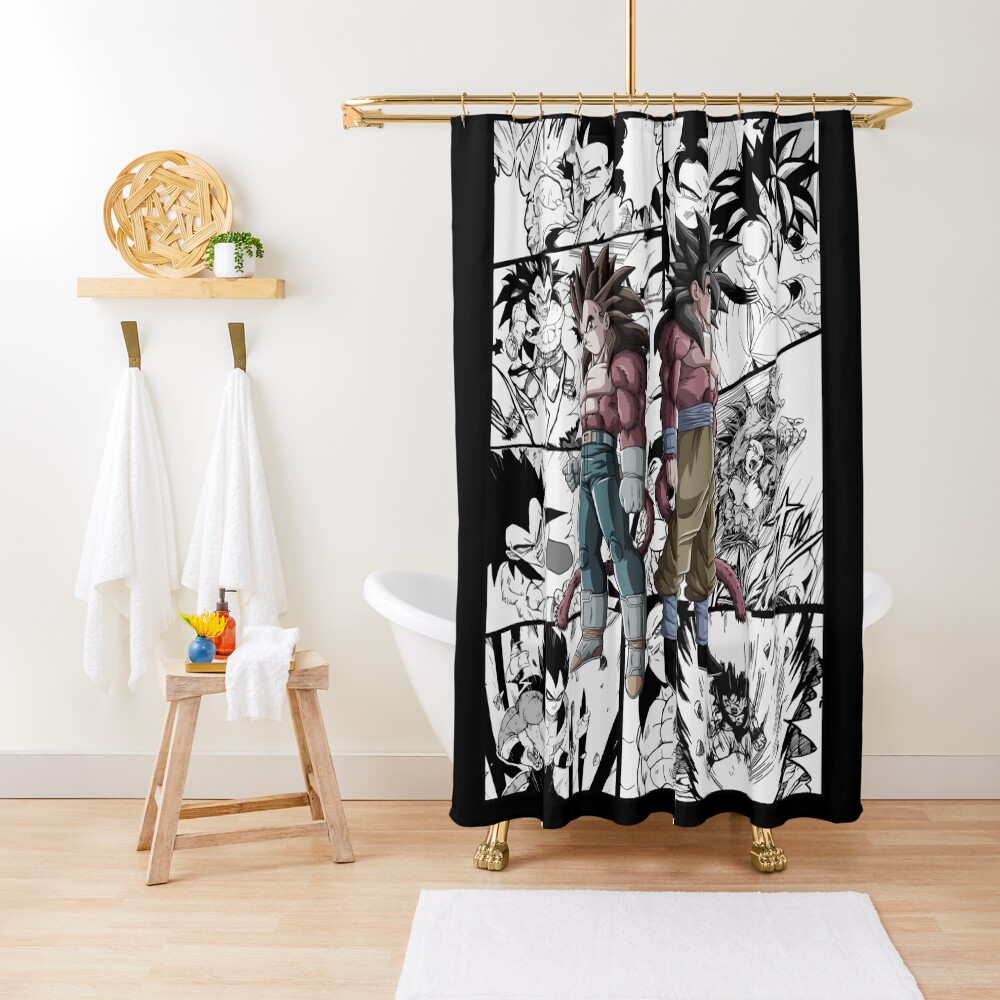 "Goku vs vegeta Dragon Ball GT ss4 ssj4 manga anime version" Shower ...