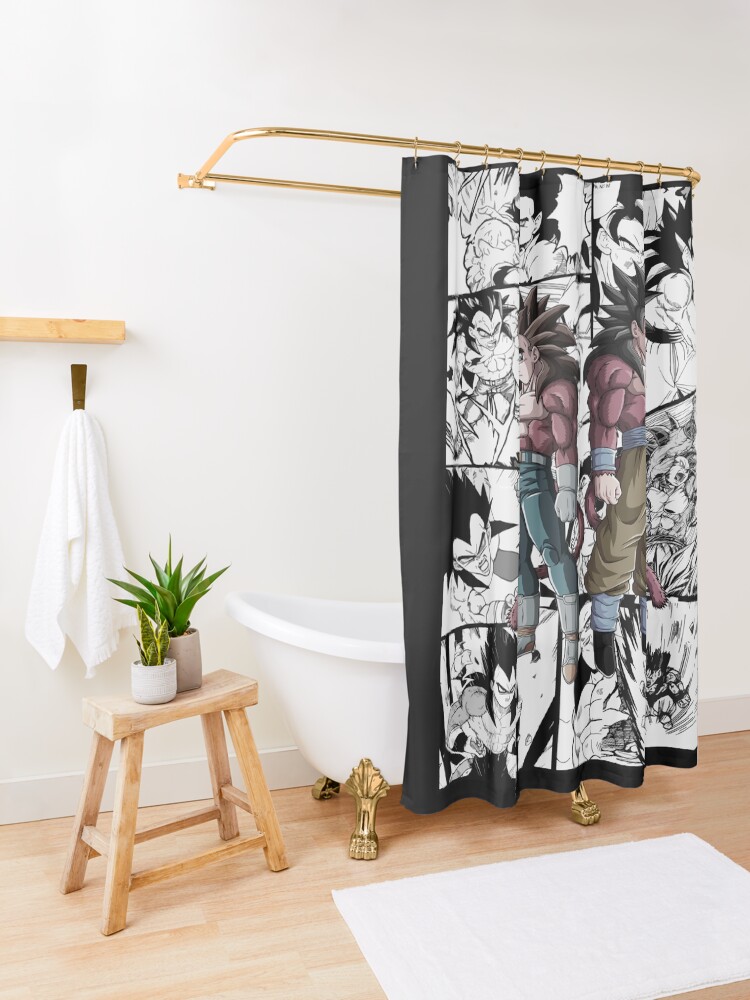 "Goku vs vegeta Dragon Ball GT ss4 ssj4 manga anime version" Shower ...