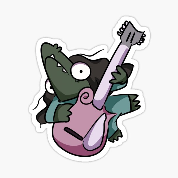 "Mandy the musician" Sticker for Sale by Byrdworker | Redbubble