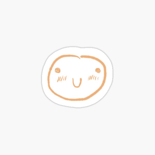 "kawaii blushing face " Sticker for Sale by sadboiledpotato | Redbubble