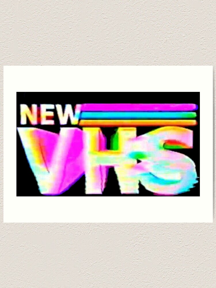 "VHS Retro Logo!" Art Print for Sale by phandiltees | Redbubble