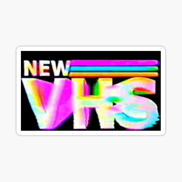 "VHS Retro Logo!" Sticker by phandiltees | Redbubble