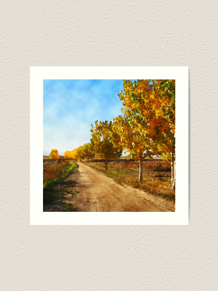 "Pathway to beauty painting | watercolor painting" Art Print by Flron42 ...