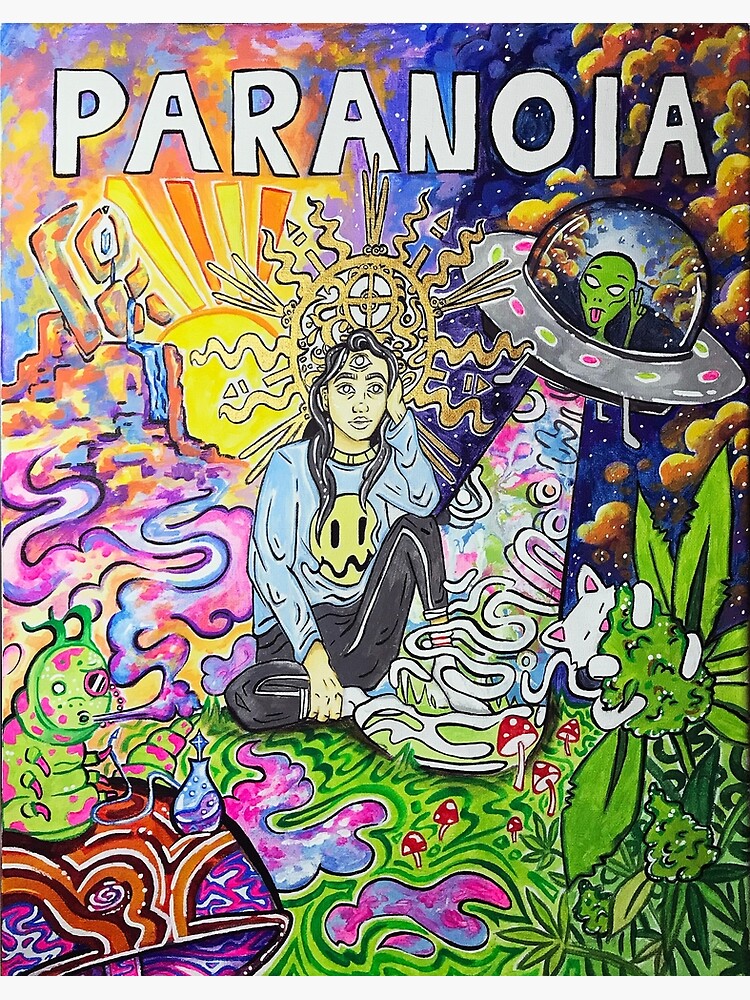 "Paranoia" Poster for Sale by BECZZ | Redbubble