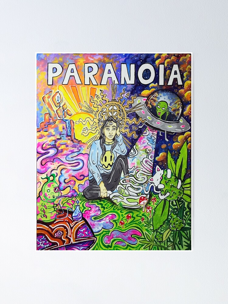 "Paranoia" Poster for Sale by BECZZ | Redbubble