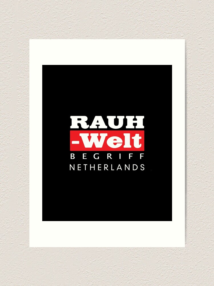 "RWB Rauh Welt Begriff Red Box Logo Netherlands" Art Print by subieliu ...