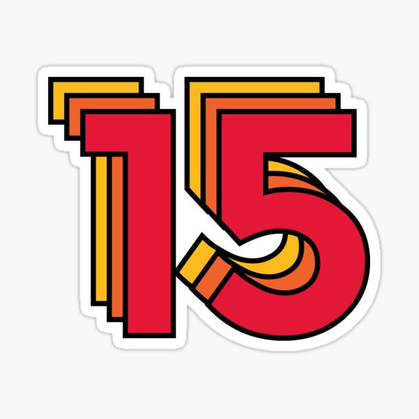 "Retro 15" Sticker for Sale by EmHem31 | Redbubble