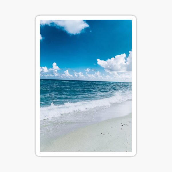 "Beach Scene " Sticker for Sale by Redbubbleuser16 | Redbubble