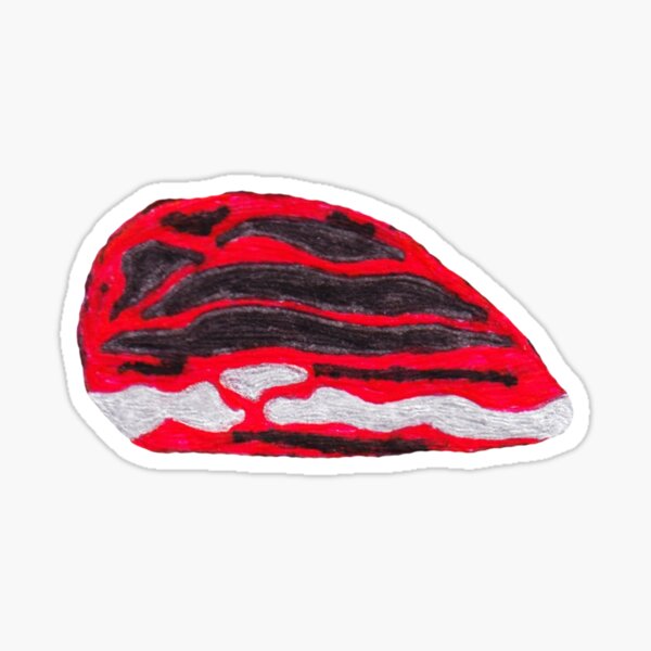 "Rare Red Rock" Sticker for Sale by OneGayFeline | Redbubble