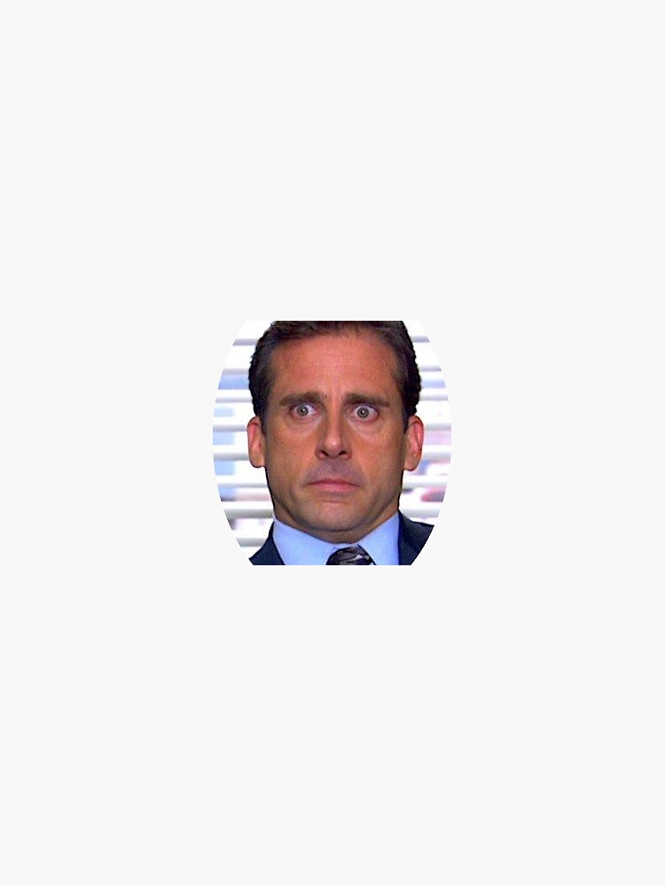 "the office sticker michael scott" Sticker by sswain | Redbubble