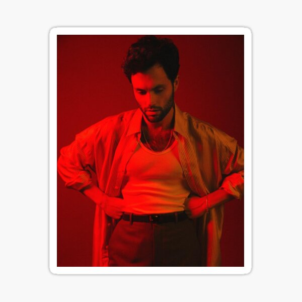 "Penn Badgley" Sticker for Sale by Alienadri | Redbubble
