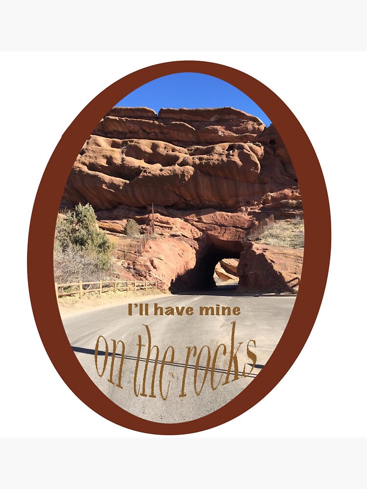 "Red Rocks Amphitheatre" Sticker by kmcon56 | Redbubble