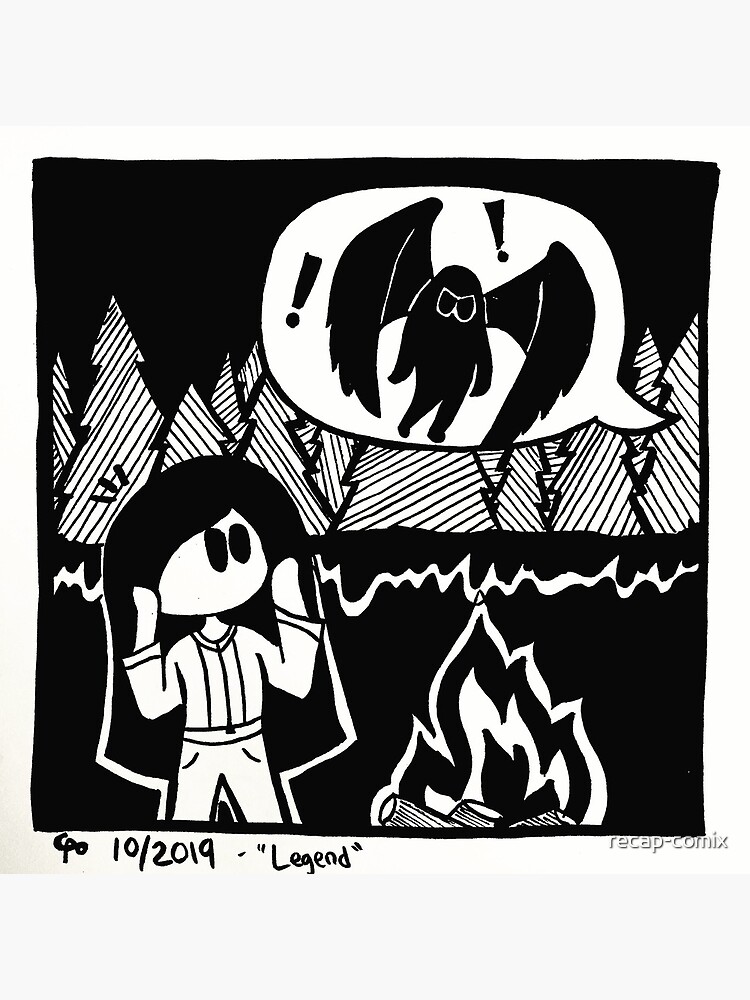 Póster «Mothman Attack! Recap Comix» de recap-comix | Redbubble