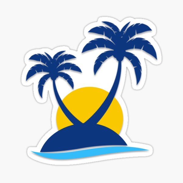 "Sun logo" Sticker for Sale by Simran13 | Redbubble