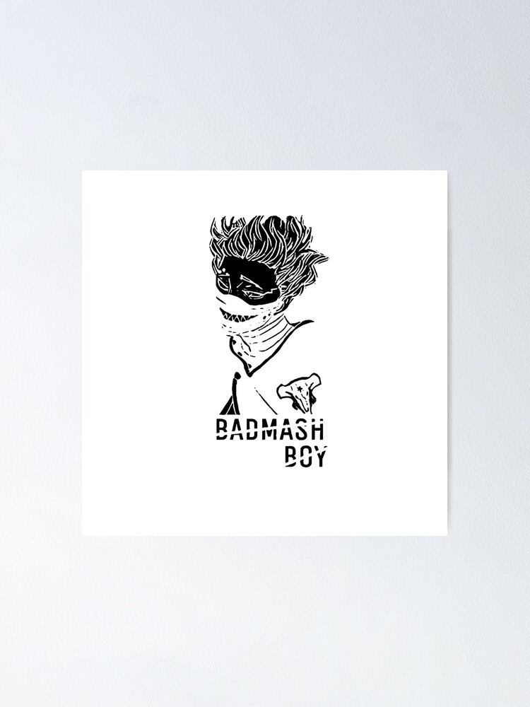 "BADMASH BOY Design" Poster by abhimanyu559 | Redbubble