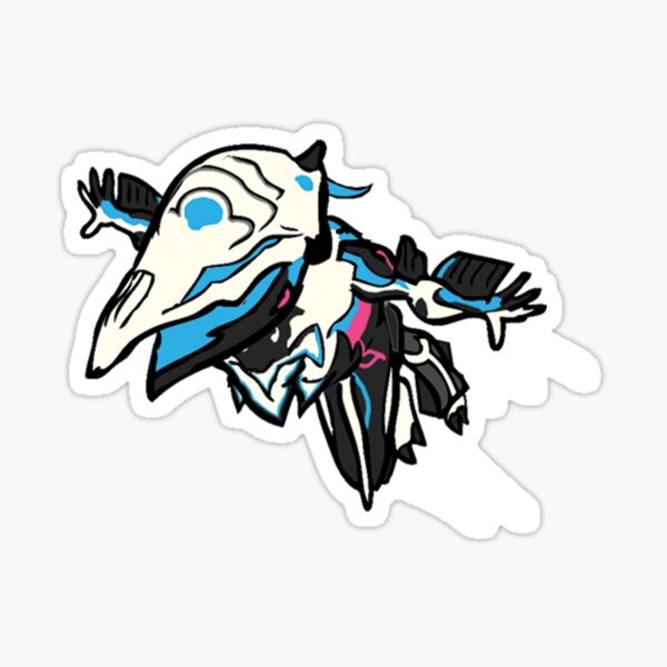 "Zephyr Warframe" Sticker for Sale by ChadDrawsStuff | Redbubble