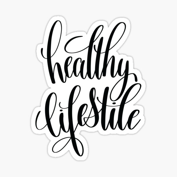 "Healthy Lifestyle Inspirational and Motivational Quotes" Sticker by ...