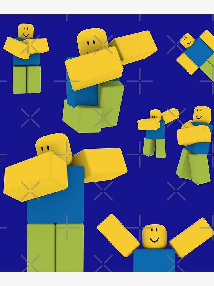 " Roblox OOF Noobs Everywhere Dabbing Dab Gift For Gamers" Poster by ...