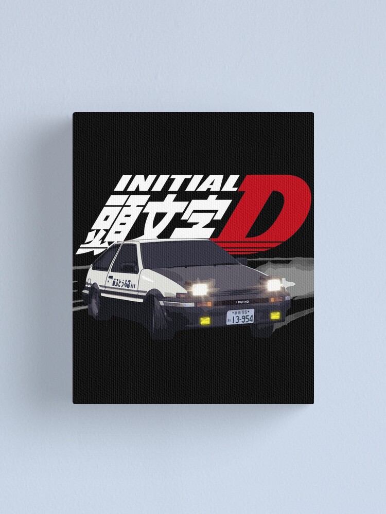 "Initial D - Toyota Corolla AE86 Sprinter Trueno panda" Canvas Print ...
