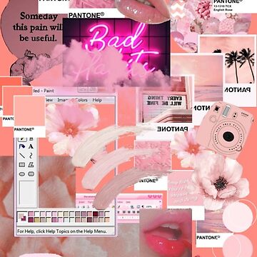 "Pink Collage" Sticker for Sale by Danielle Theflowergirl | Redbubble