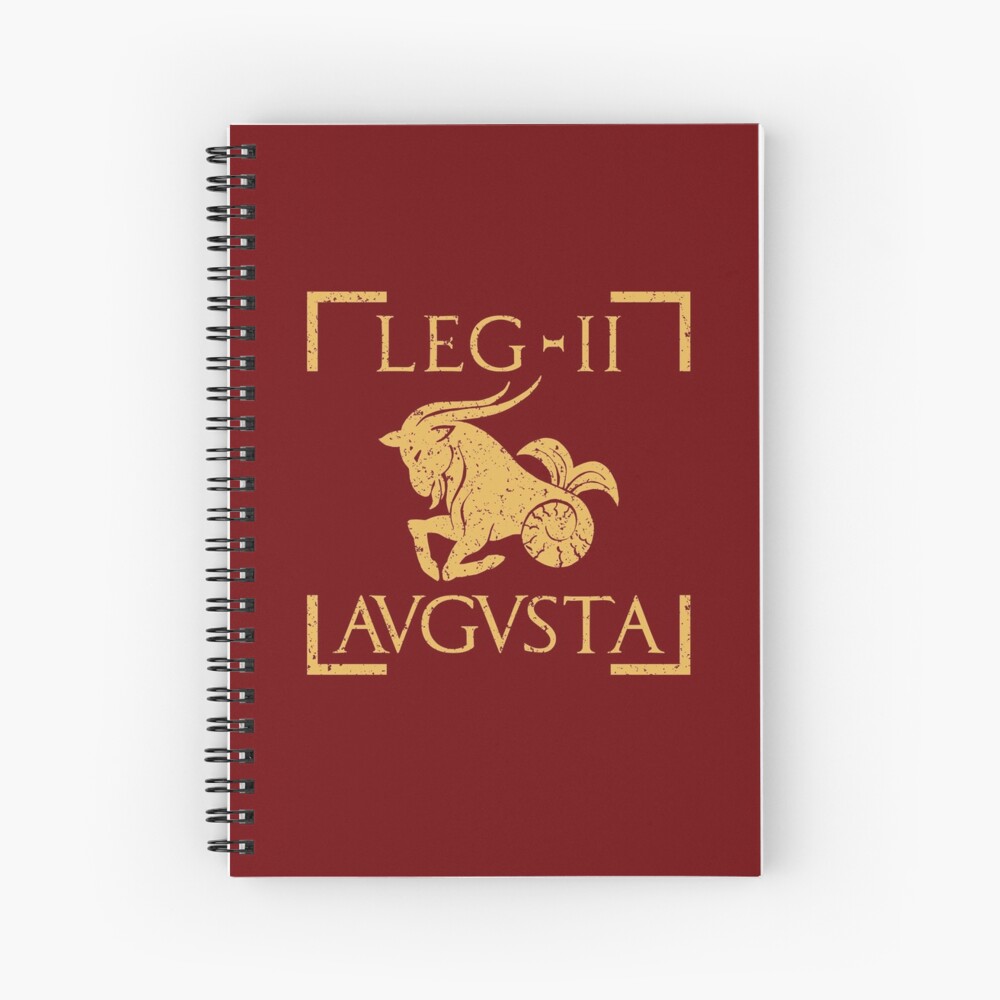 "Legio II Augusta Capricornus Emblem Roman Legion" Spiral Notebook for ...