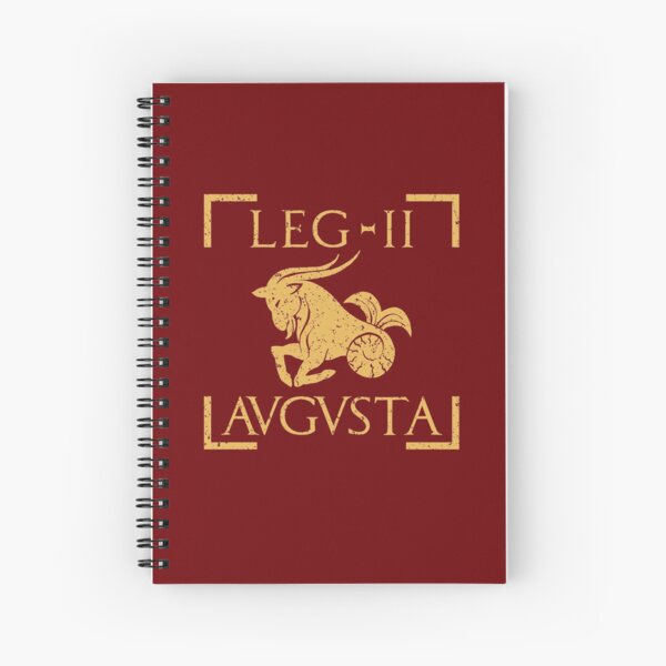 "Legio II Augusta Capricornus Emblem Roman Legion" Spiral Notebook for ...