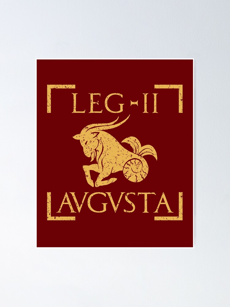 "Legio II Augusta Capricornus Emblem Roman Legion" Poster for Sale by ...