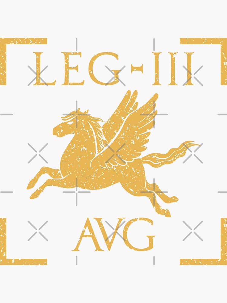"Legio III Augusta Pegasus Emblem Roman Legion" Sticker for Sale by ...
