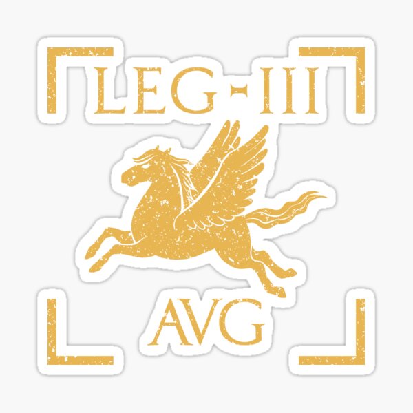 "Legio III Augusta Pegasus Emblem Roman Legion" Sticker for Sale by ...