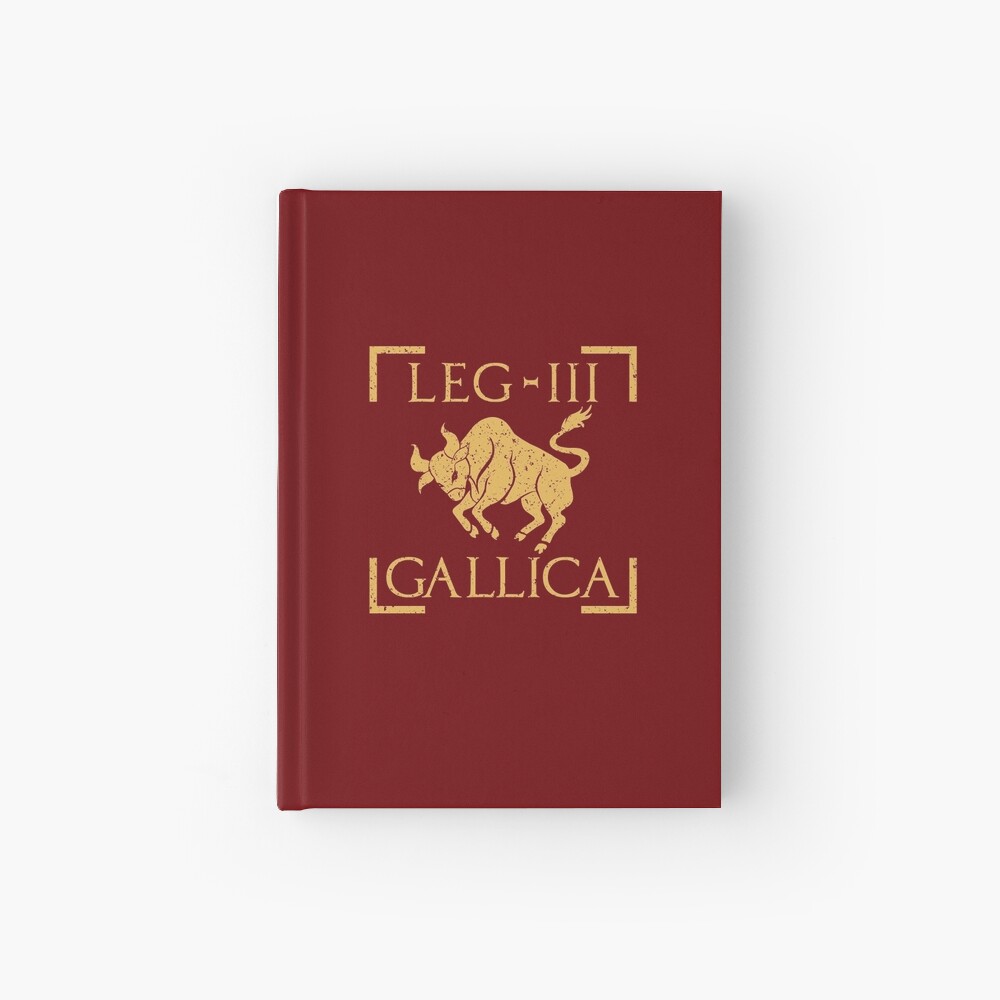 "Legio III Gallica Taurus Bull Emblem Roman Legion" Hardcover Journal ...