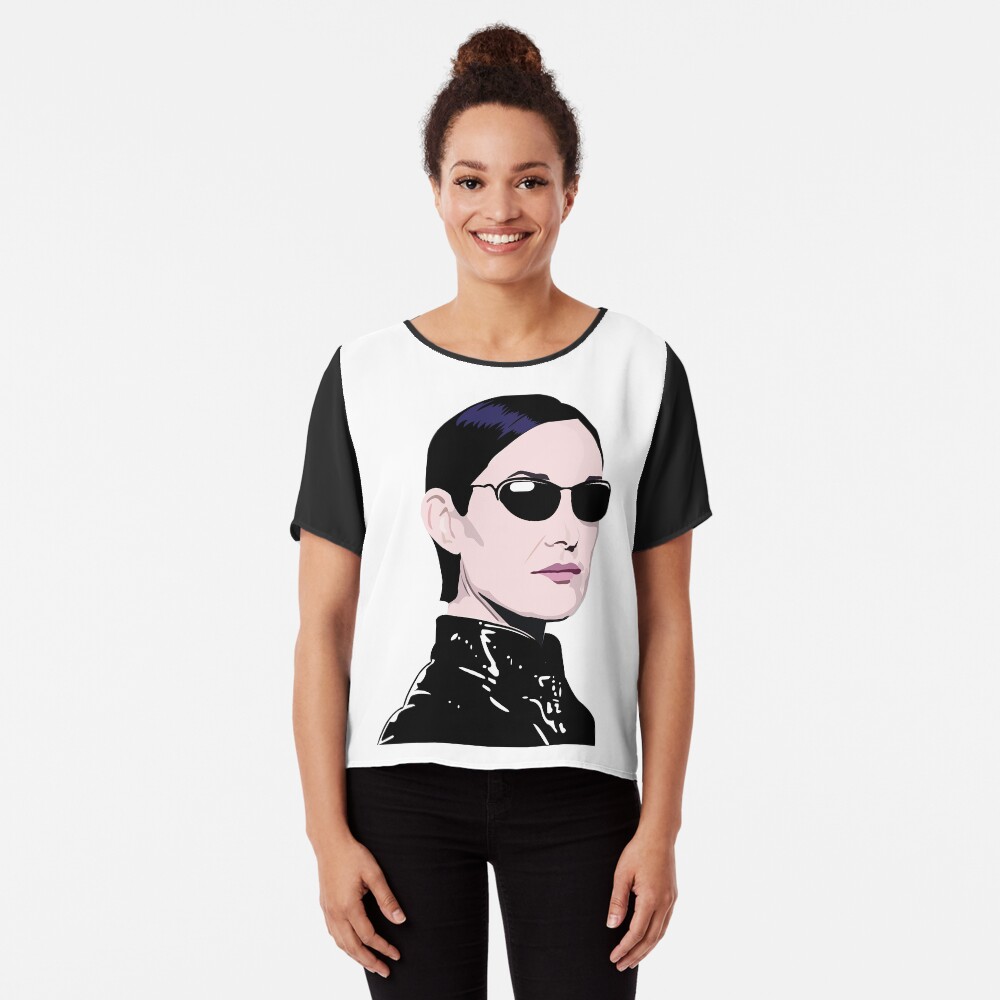 "TRINITY, full colour. The MATRIX, Carrie Anne Moss" Sticker for Sale ...