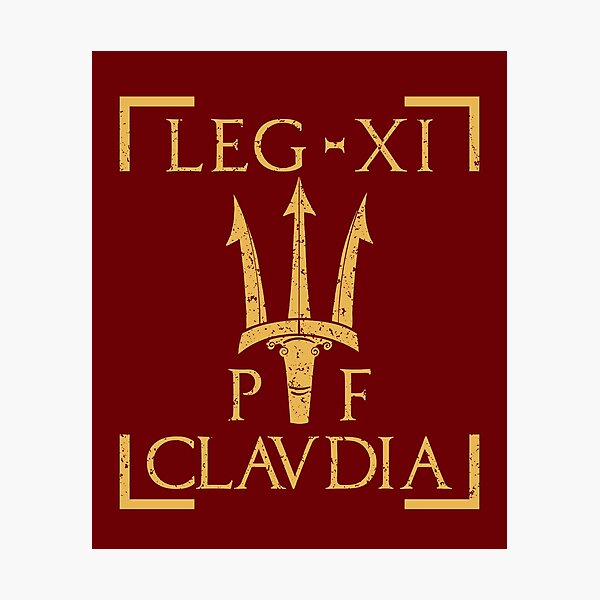 "Legio XI Claudia Pia Fedelis Neptune Trident Roman Legion ...