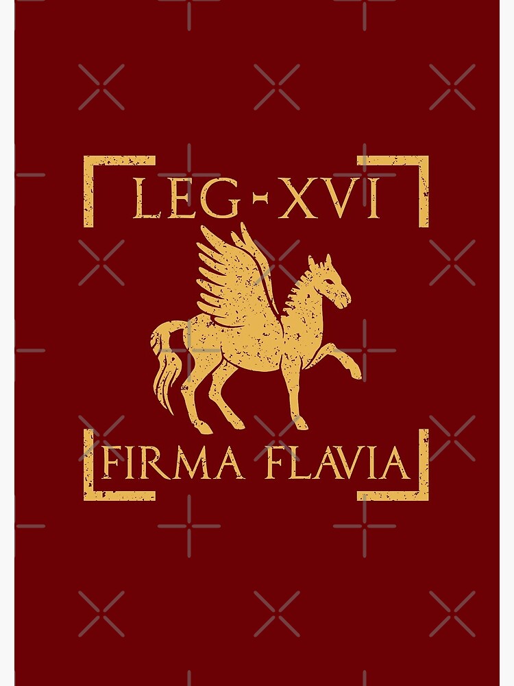 "Legio XVI Flavia Firma Pegasus Emblem Roman Legion" Spiral Notebook ...