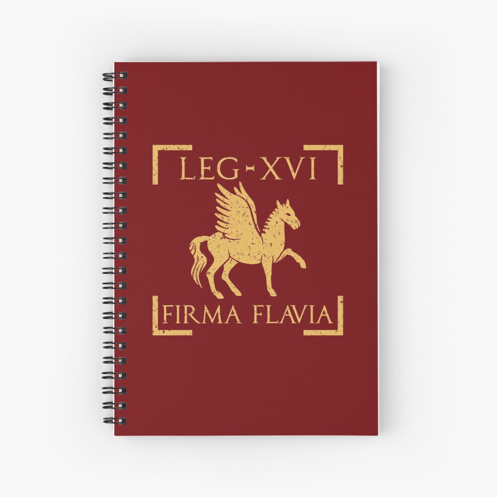 "Legio XVI Flavia Firma Pegasus Emblem Roman Legion" Spiral Notebook ...