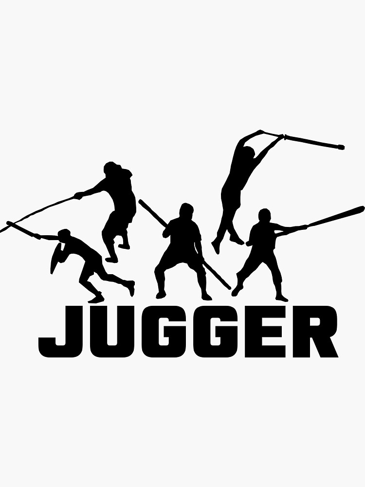 "Jugger team jersey" Sticker for Sale by koalapinguin | Redbubble