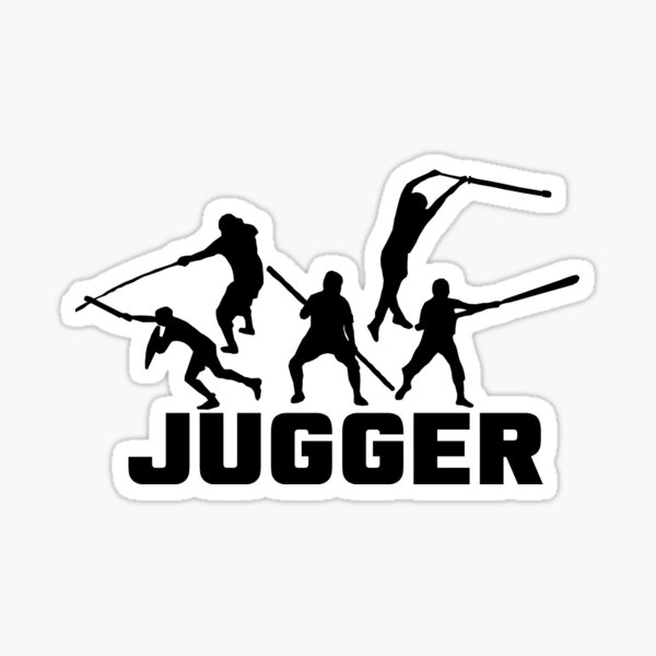 "Jugger team jersey" Sticker for Sale by koalapinguin | Redbubble