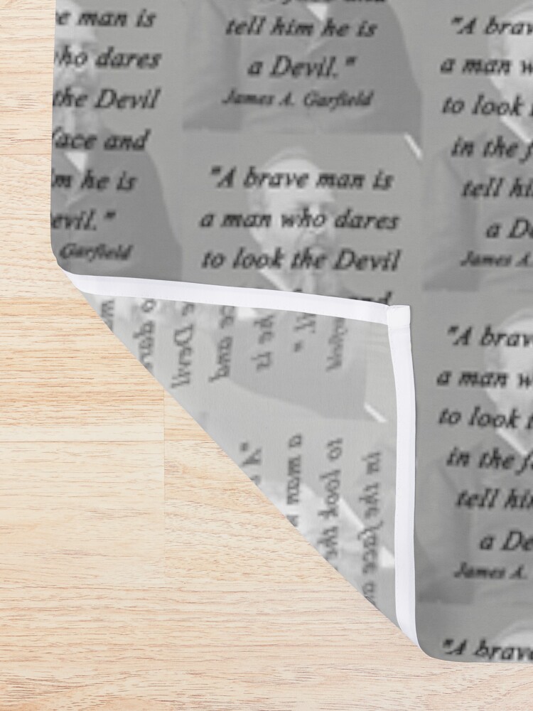 "Brave Man - James Garfield" Shower Curtain for Sale by CrankyOldDude ...