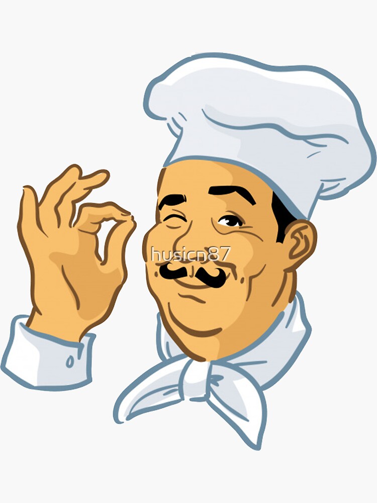 "CHEF" Sticker for Sale by husicn87 | Redbubble