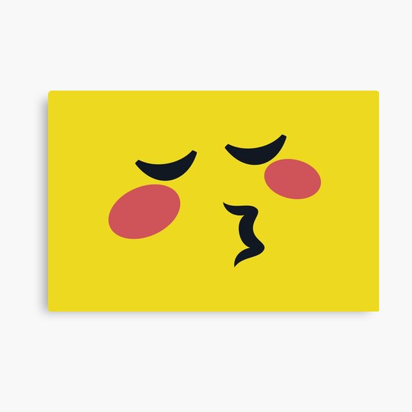 "Red Cheeks, Kiss Face Smiley, Emoticon, Blow a Kiss, Romantic, Kissy ...