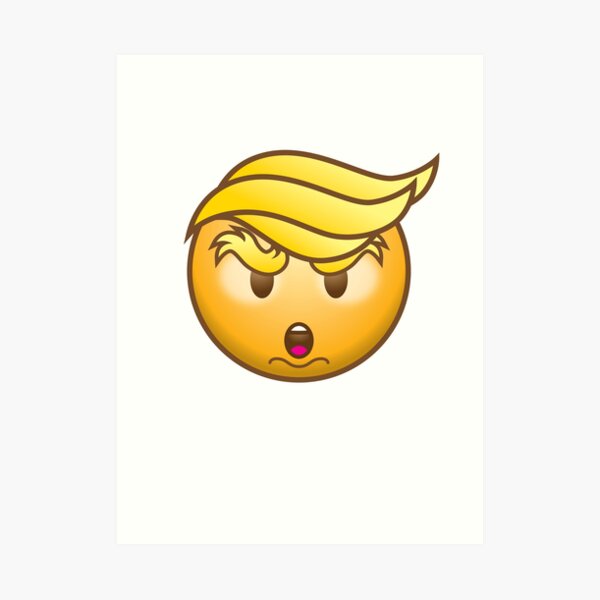 Trump Emoji Art Prints | Redbubble