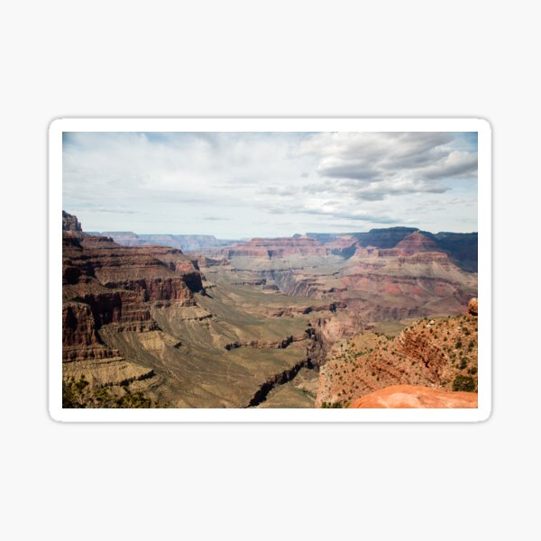 "Grand Canyon from the South Kaibab Trail" Sticker for Sale by ...