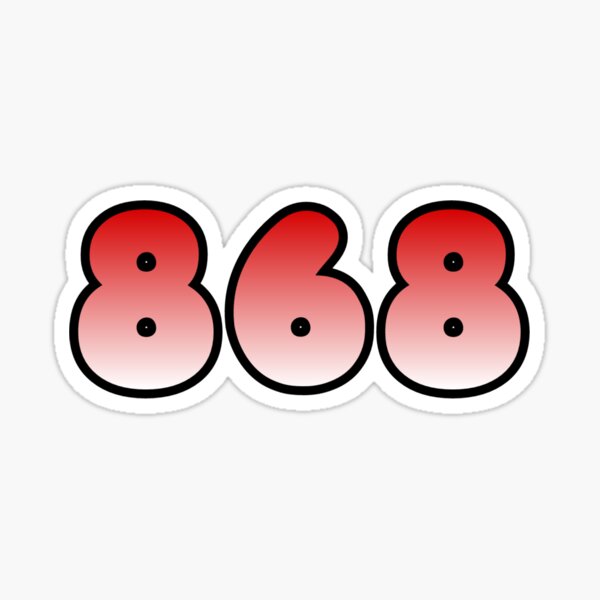 "Trinidad area code" Sticker for Sale by rrkerr | Redbubble