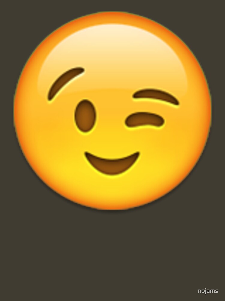"Winky Emoji" Essential T-Shirt for Sale by nojams | Redbubble